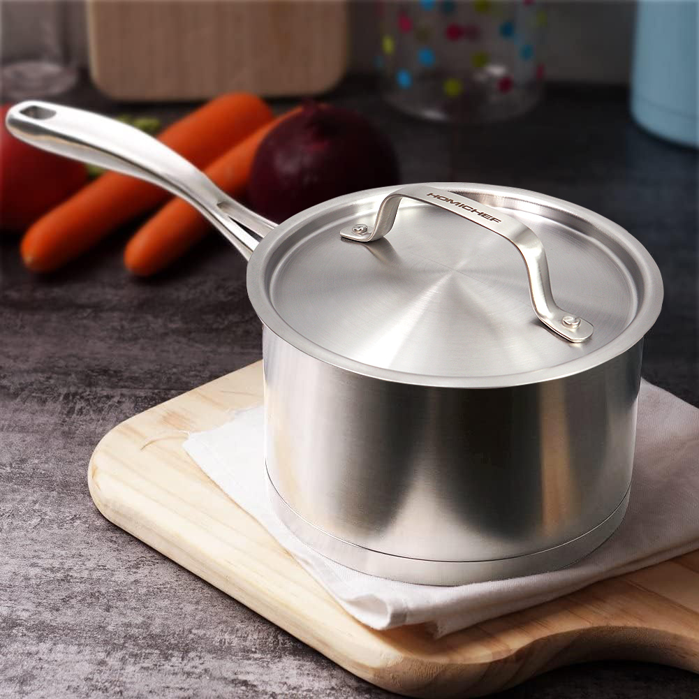 HOMI CHEF ECOLOGICAL STAINLESS STEEL COOKWARE – HOMICHEF - Saucepan